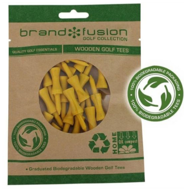 BRAND FUSION BAMBOO GRADUATED CASTLE GOLF TEES⛳️ - Just Golf Online